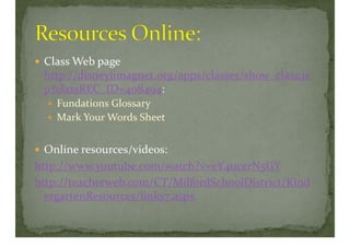 Fundations Level 1 | PDF