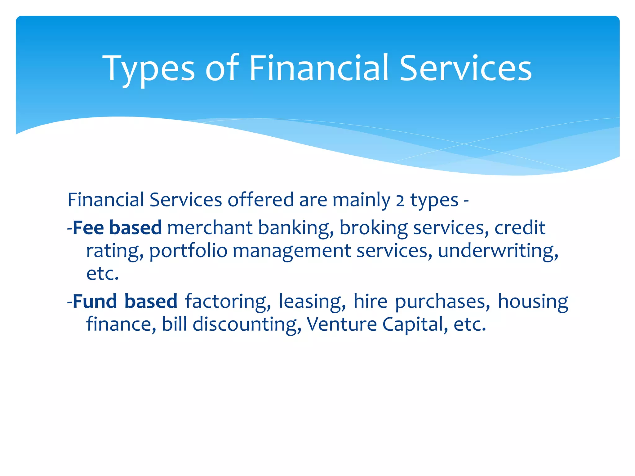 Fund based financial services | PPTX