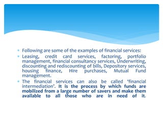 Fund based financial services | PPTX