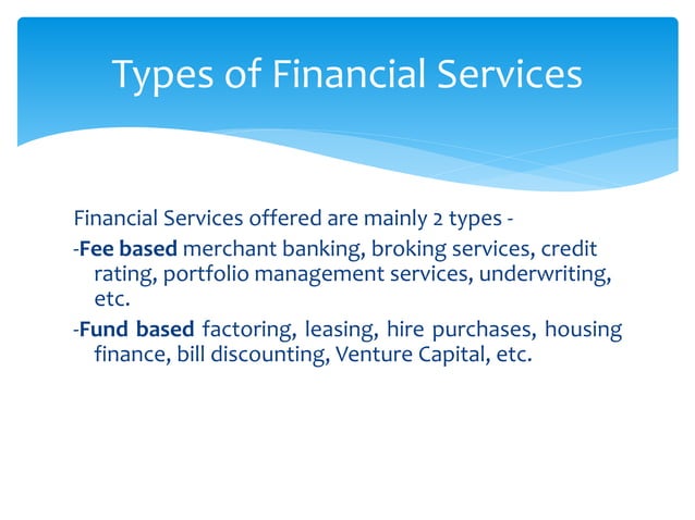 Fund based financial services | PPTX | Debt Factoring & Invoice ...