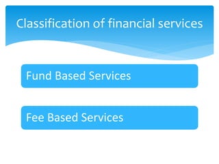 Fund based financial s ervices | PPTX