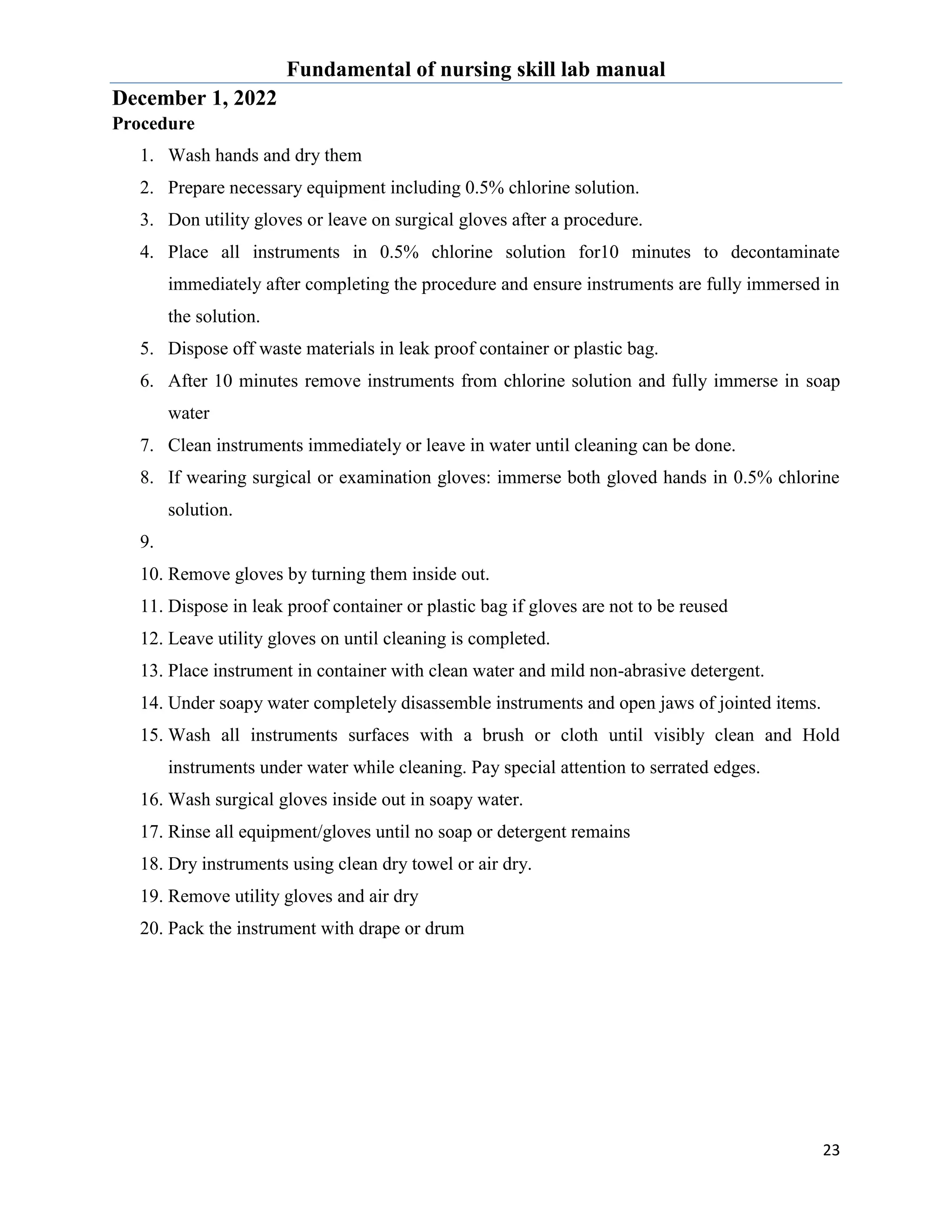 Fundemental of Nursing skill lab manual - Copy.docx
