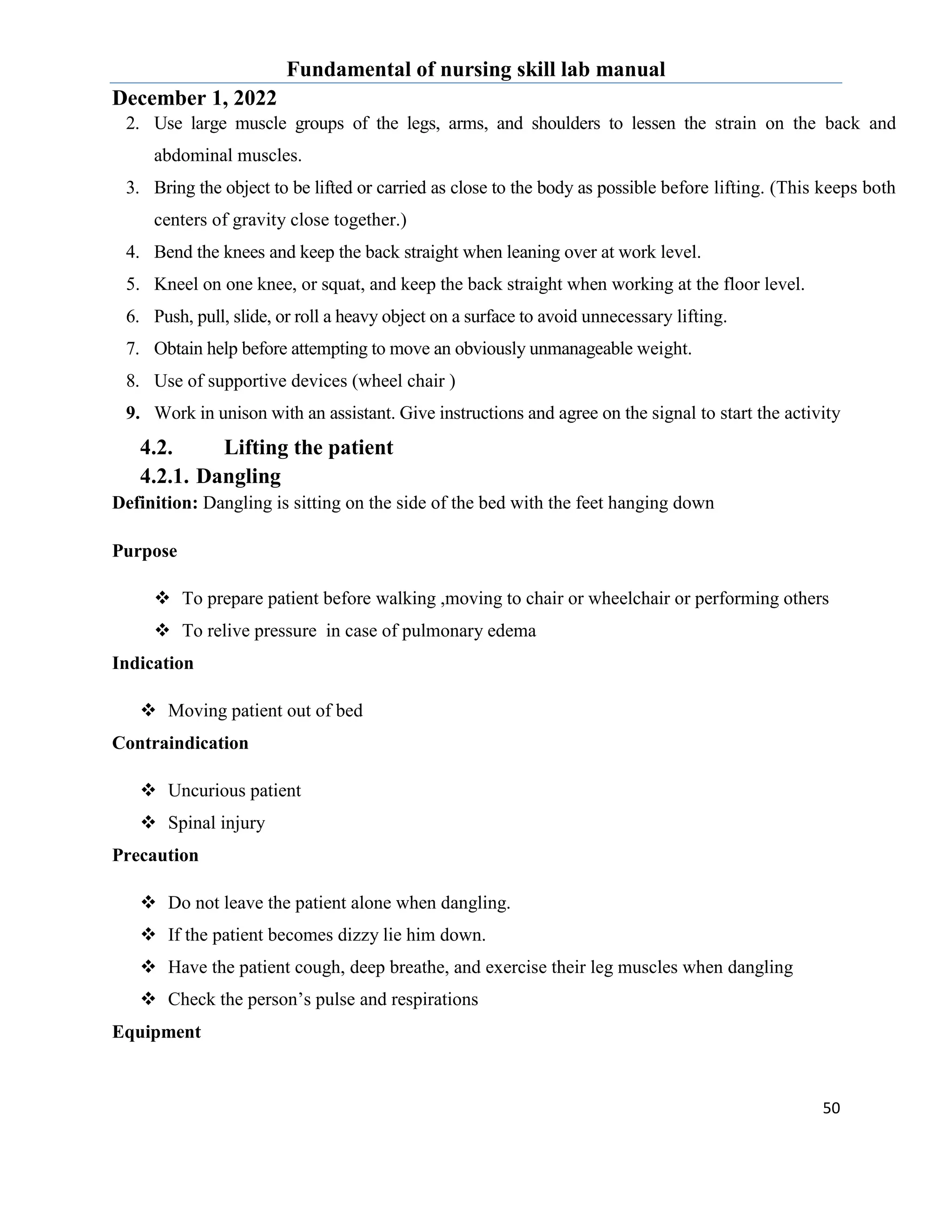 Fundemental of Nursing skill lab manual - Copy.docx