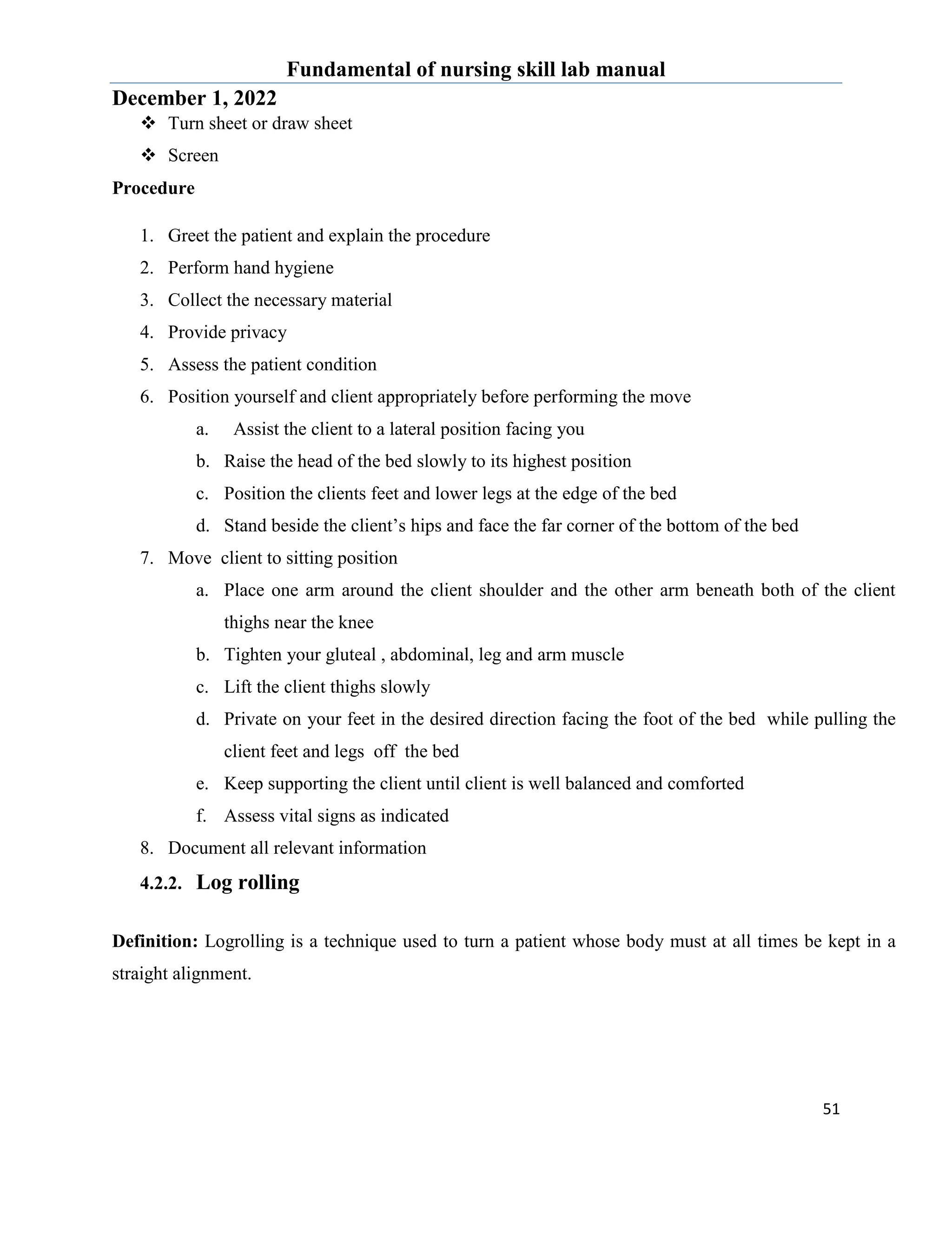 Fundemental of Nursing skill lab manual - Copy.docx