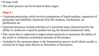 Fundementals of bioprocess | PPTX
