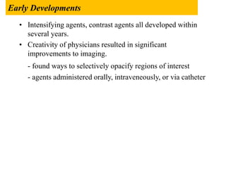 History & Principles of Medical Imaging: X-ray, Nuclear Medicine ...