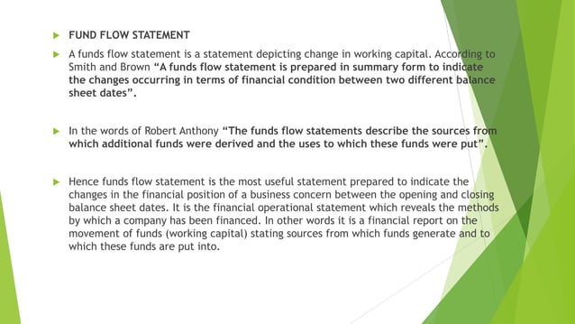 Fund Flow Analysis PPT for mba students | PPT