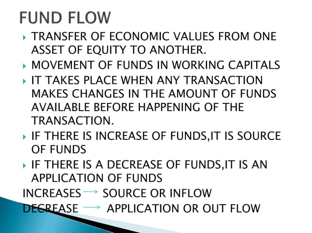 Fund flow ppt | PPTX | Mutual Funds | Personal Investing