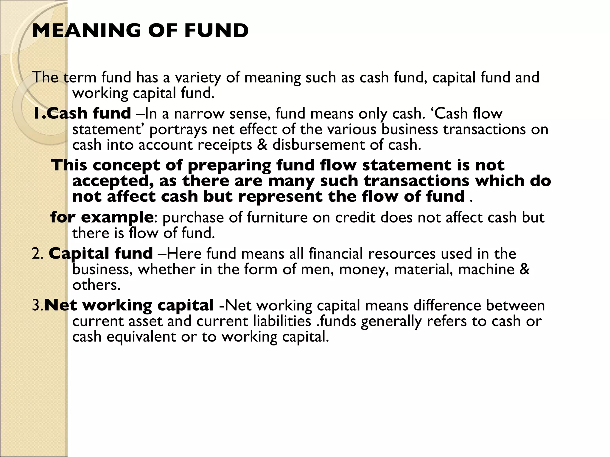 Fund flow statement | PPT