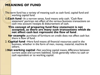 Fund flow statement | PPT