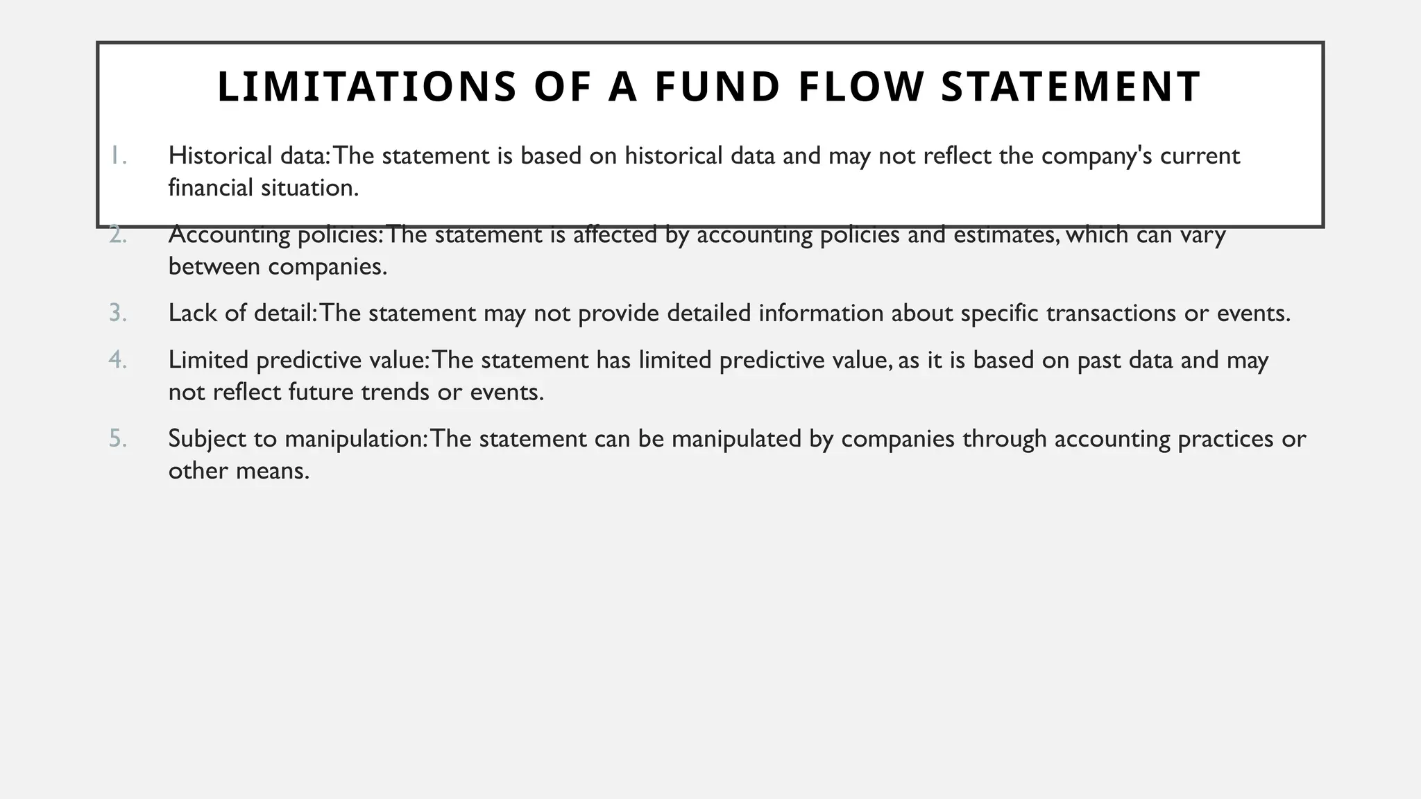FUND FLOW STATEMENT ppt for details about funf | PPT