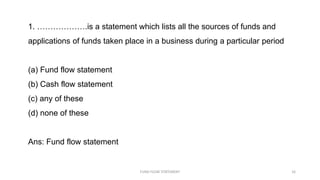 Fund flow statement intro | PPT
