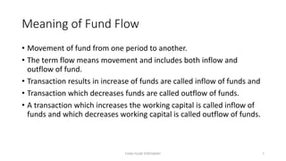Fund flow statement intro | PPT