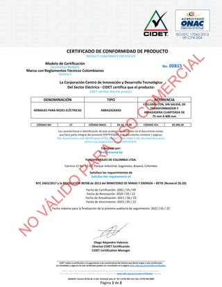 Fundiherrajes Certificaciones | PDF