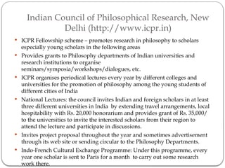 fundiing agencies in India to carrry out research | PPT