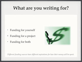 Writing for Funding | PPT