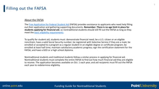 Scholarships for Nontraditional Students | PPT