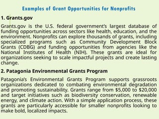 Funding Opportunities for Nonprofit Organizations.pptx