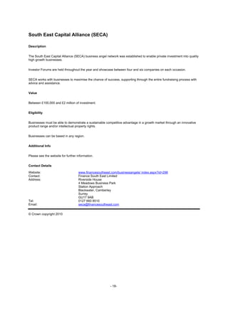 Funding schemes[1] | PDF