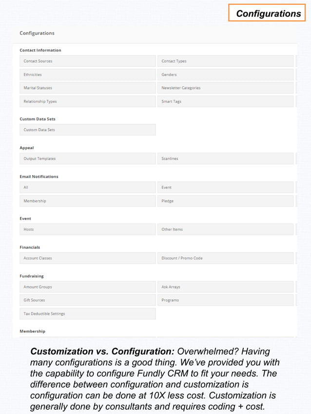 Fundly CRM Modules | PDF