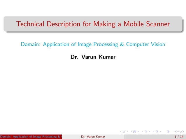 Mobile scanner | PPT