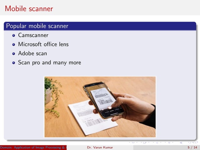 Mobile scanner | PPT
