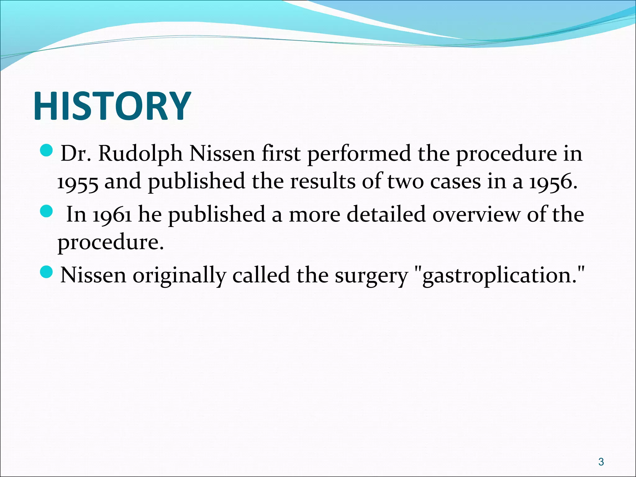Fundoplication and heller's myotomy | PPT
