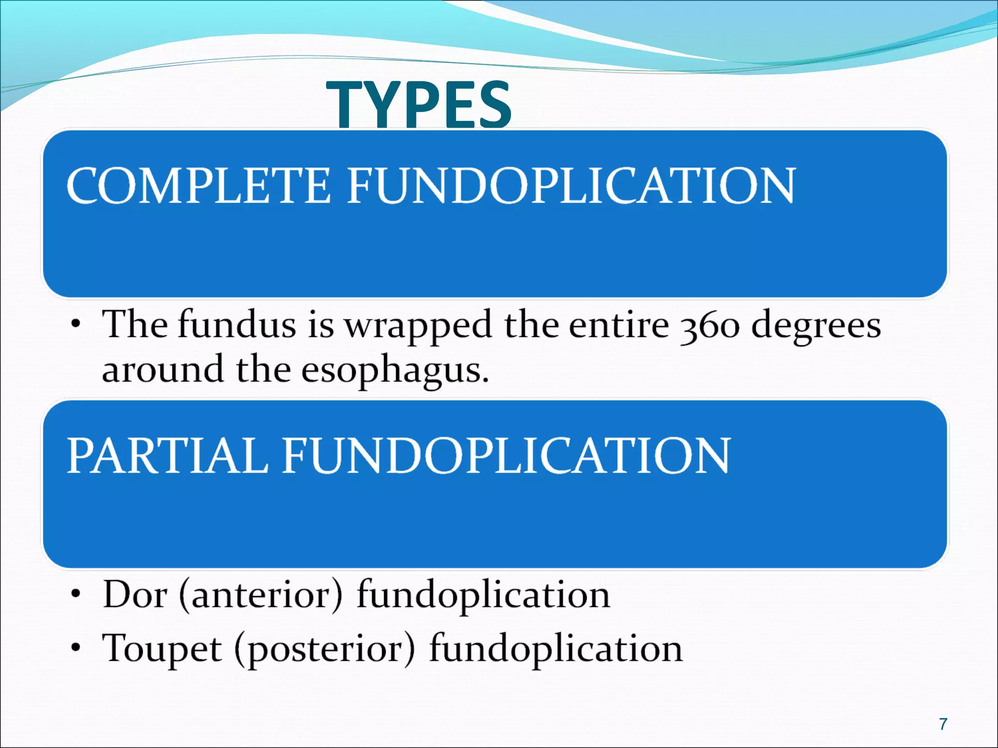 Fundoplication and heller's myotomy | PPT