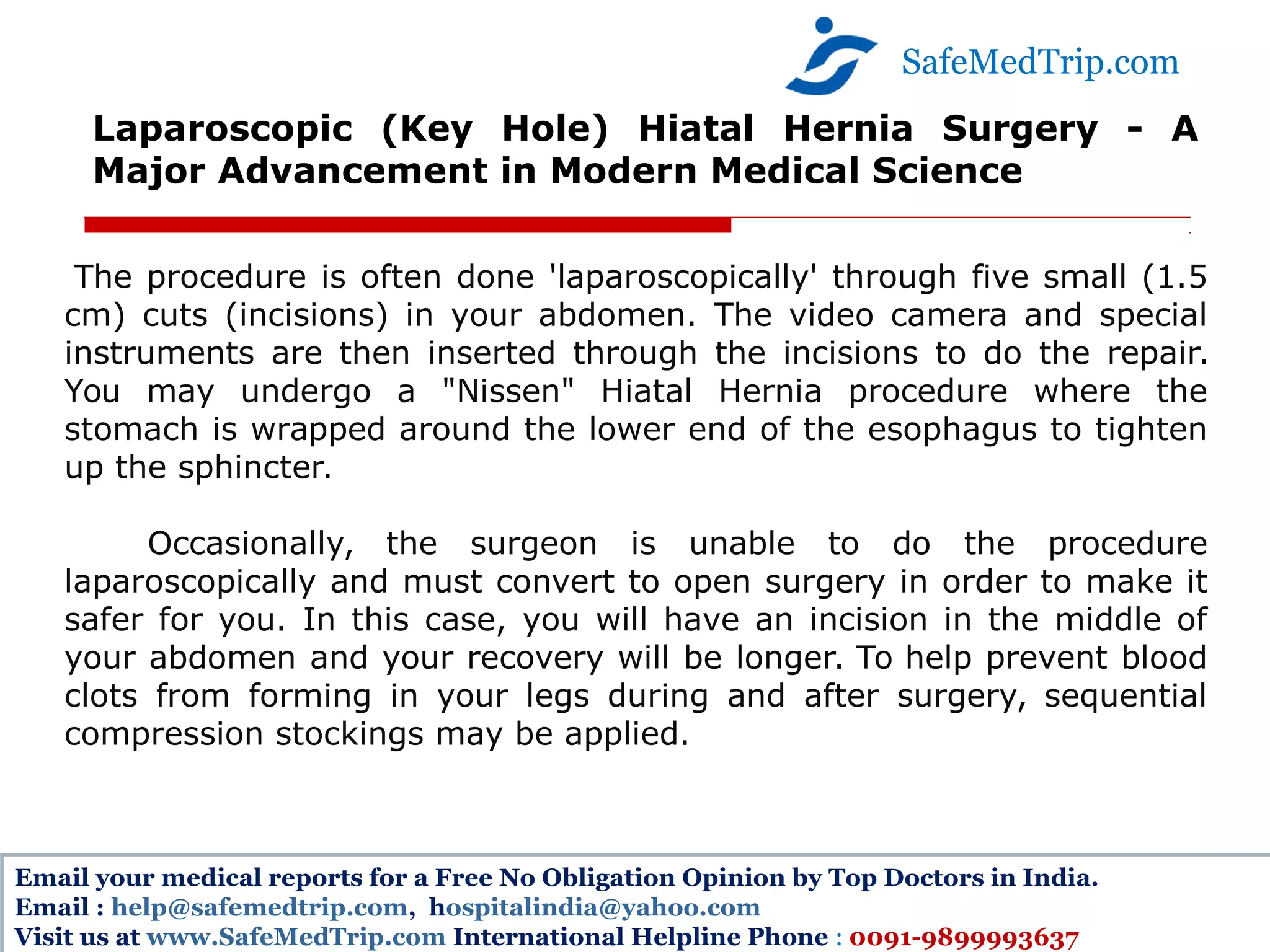 Highly Advanced Laparoscopic Fundoplication Surgery for ...