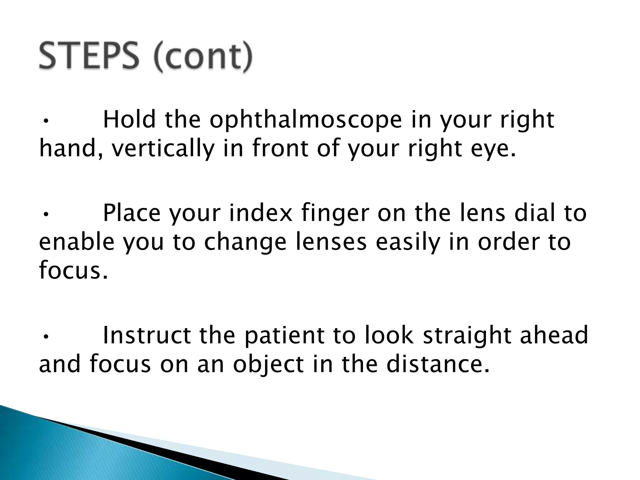 Fundoscopy ppt 2012 | PPTX