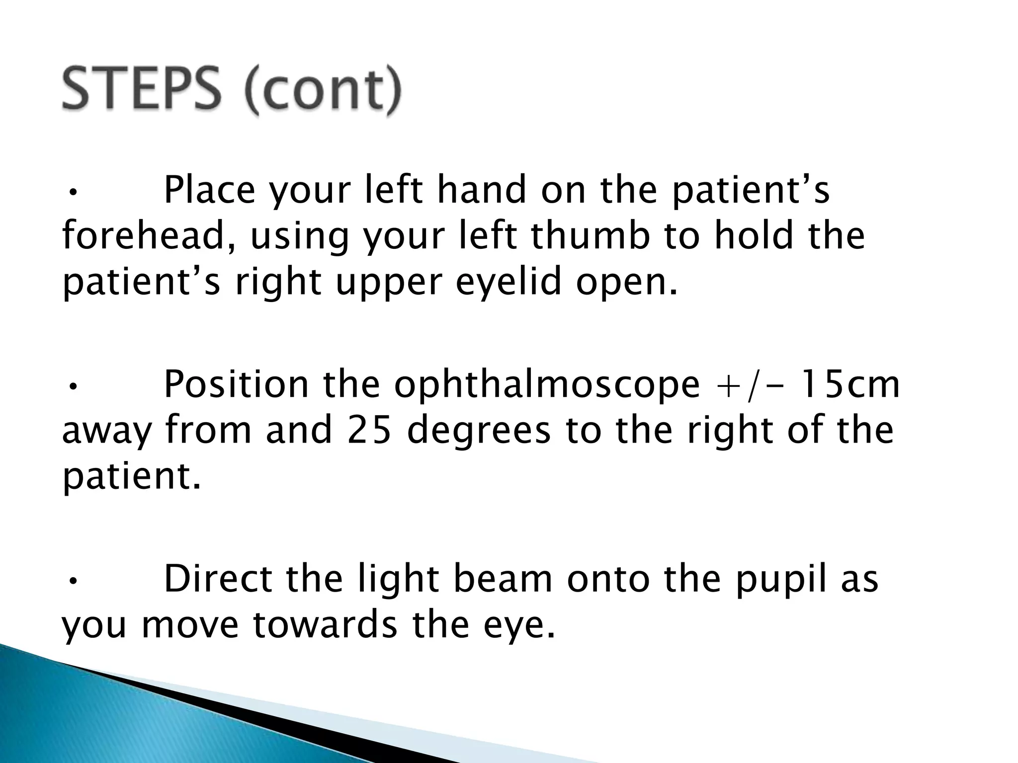 Fundoscopy ppt 2012 | PPTX