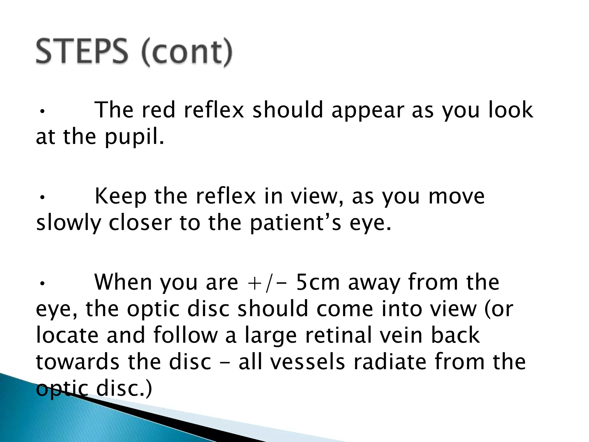 Fundoscopy ppt 2012 | PPTX