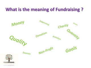 Fundraising (Introduction) | PPTX