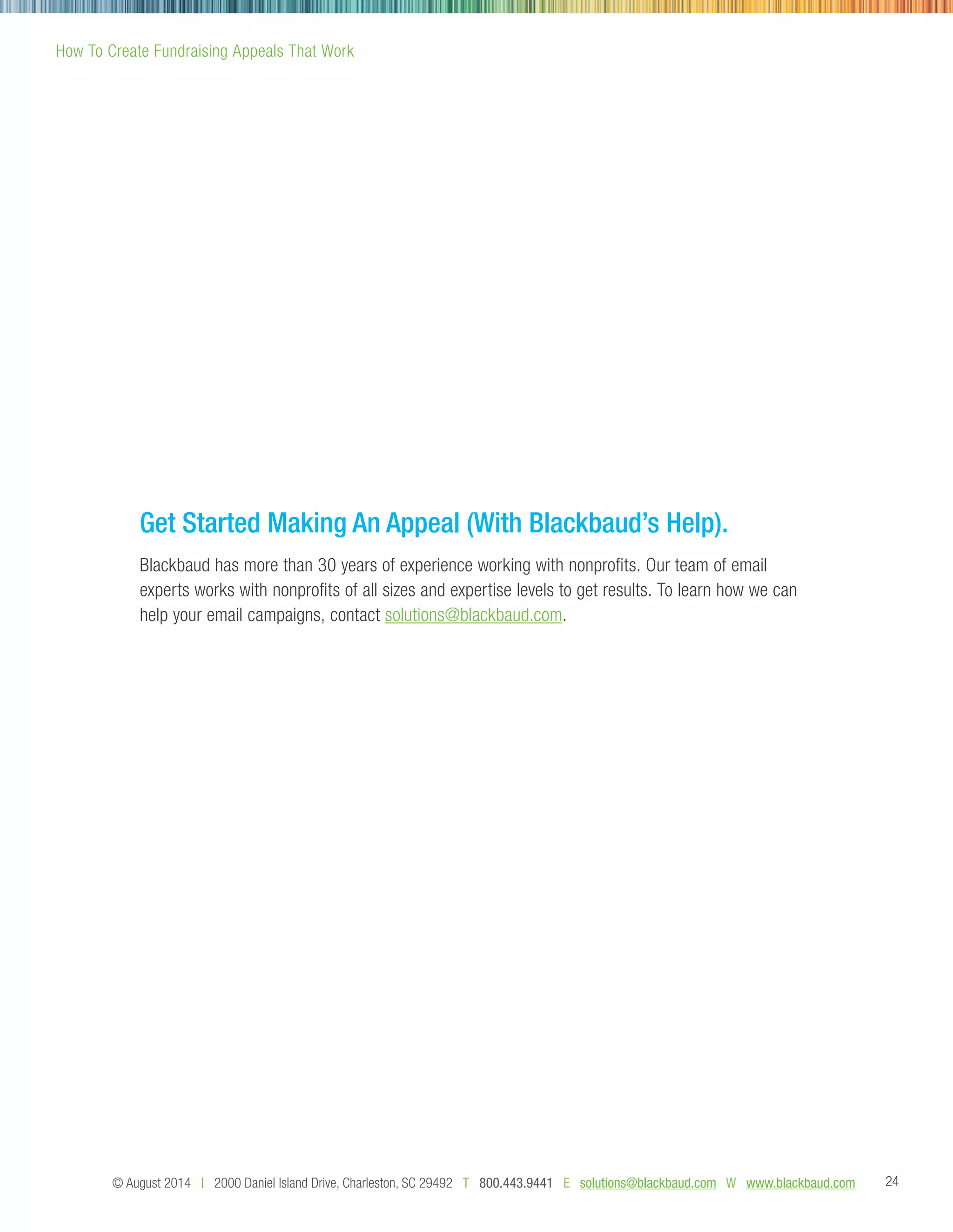 Fundraising appeals-template-by-blackbaud-140811100310-phpapp02 | PDF