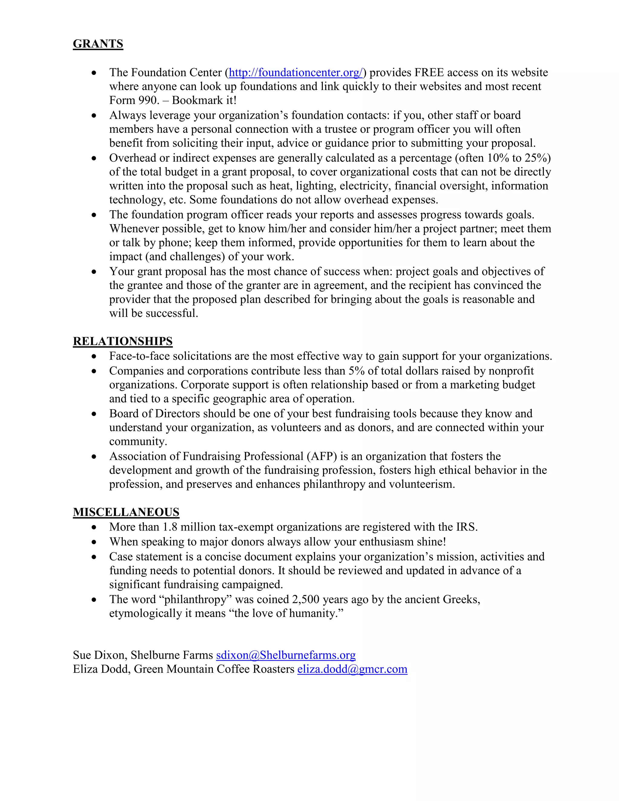 Fundraising finance jeopardy handout | PDF