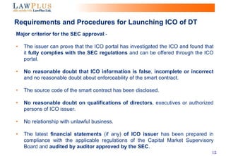 ICO: A Digital tokens in thailand Tool | PPT