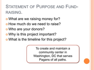 Fundraising For Pagan Organizations 2010 Nnv | PPT