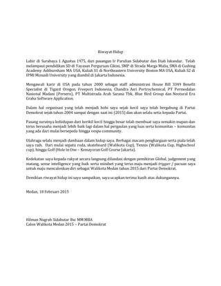 Fund raising letter format (medan 18 feb15) | PDF