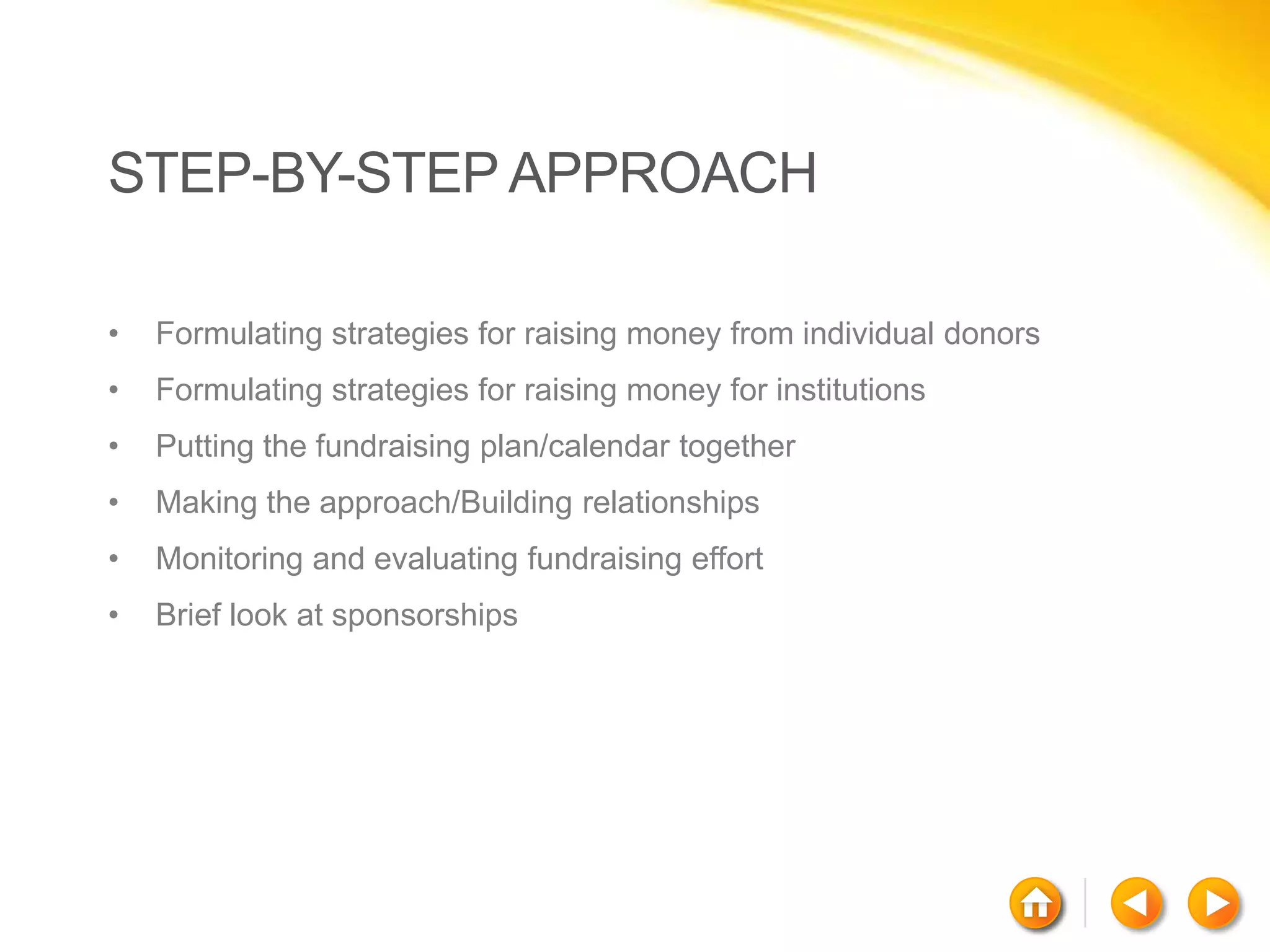 Fundraising training | POTX