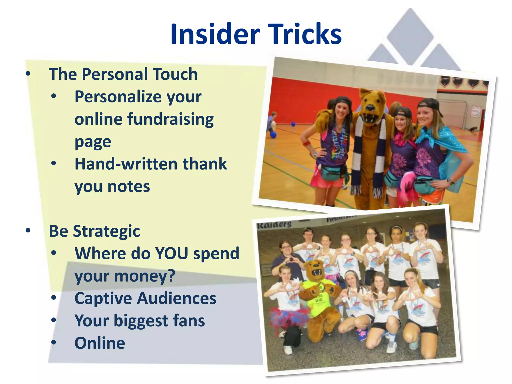 Fundraising - Four Diamonds Mini-THON | PPTX