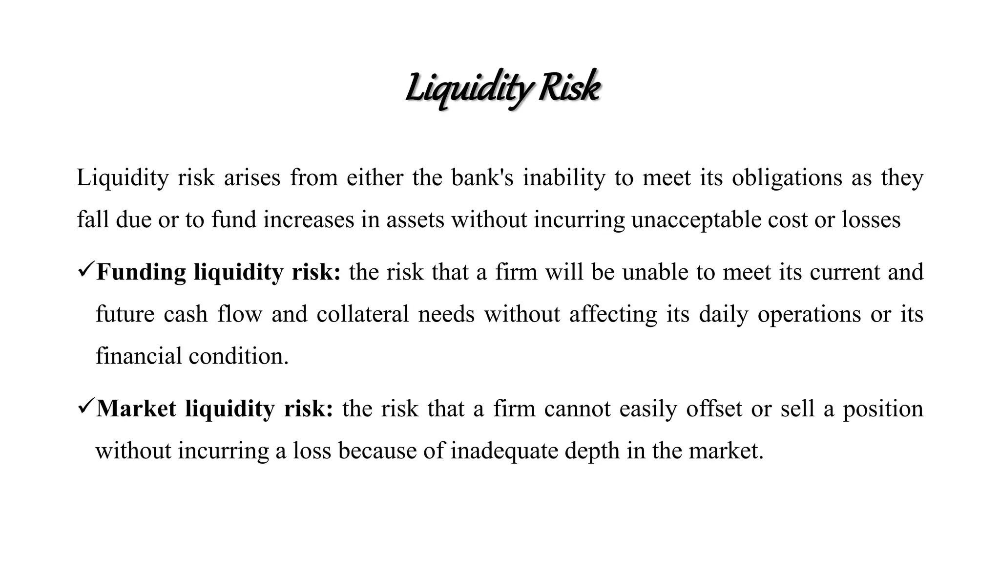 Bank Funds & Liquidity Management | PPTX