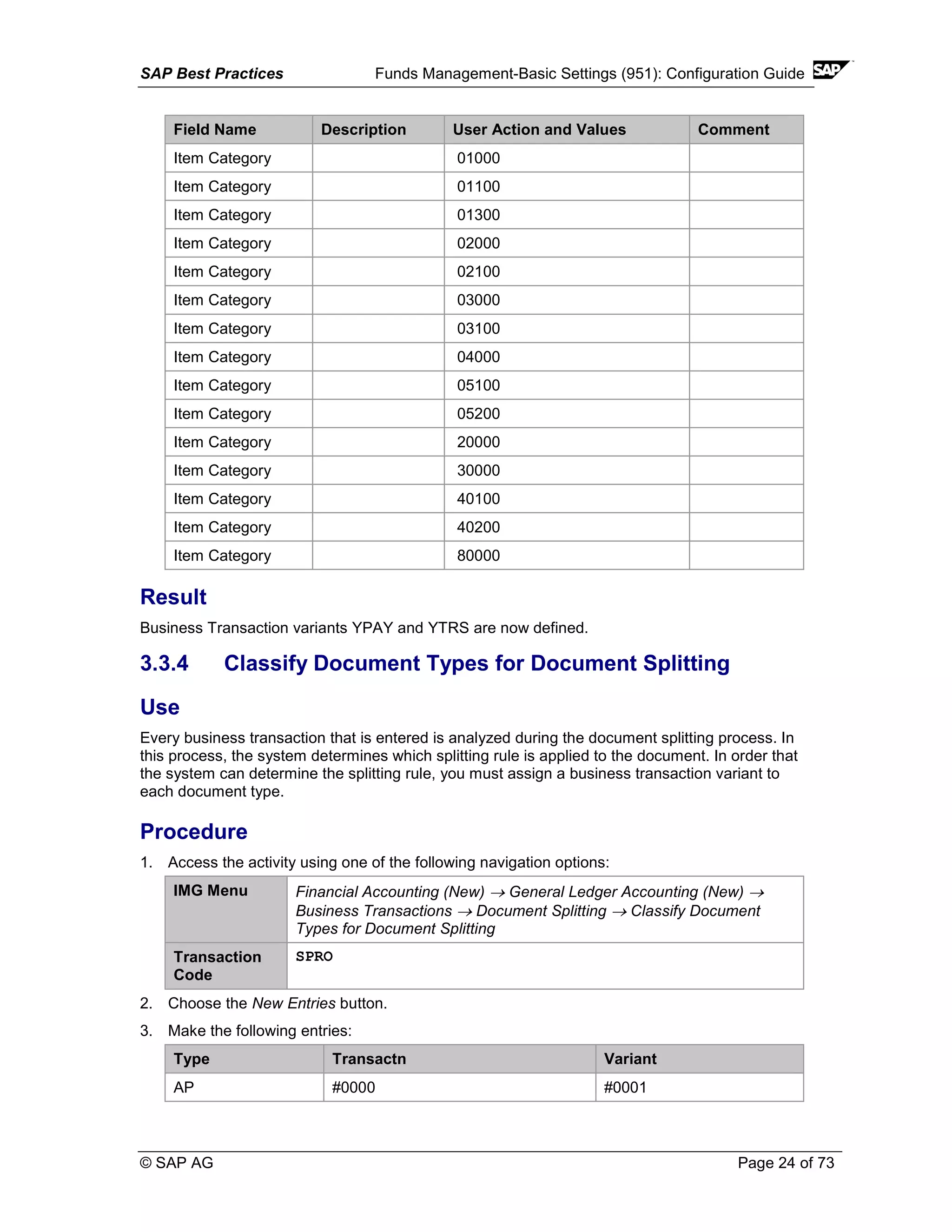 Funds management configuration sap ag | PDF