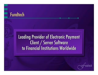 Fundtech | PDF