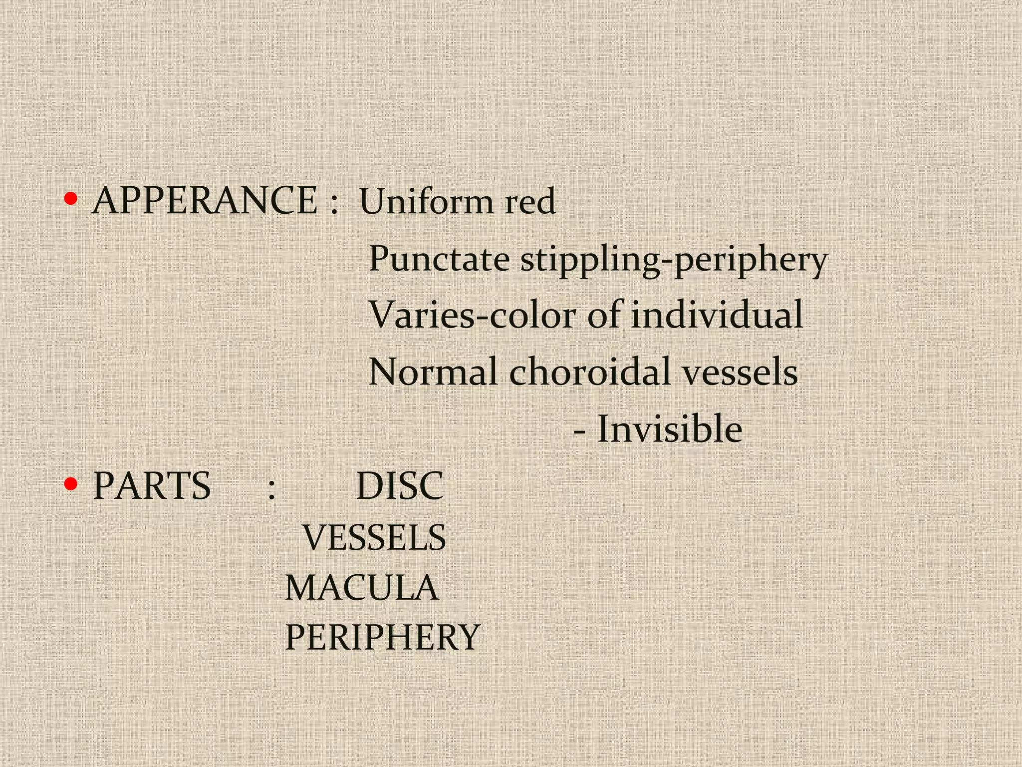 Fundus examination | PPT