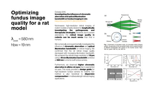 Optical Designs for Fundus Cameras | PDF