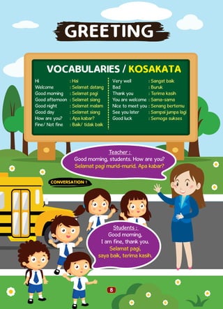 FUN & EASY CONVERSATION FOR KIDS - untuk TK-SD | PDF