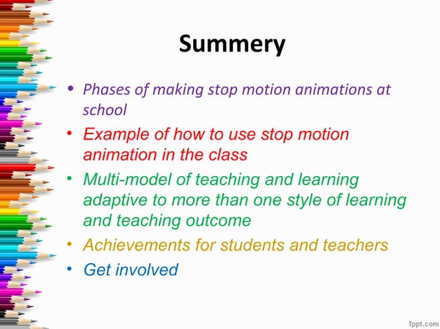 Fun education stop_motion_animation_global_learning_conference2 | PPT ...
