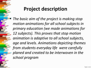 Fun education stop_motion_animation_global_learning_conference2 | PPT