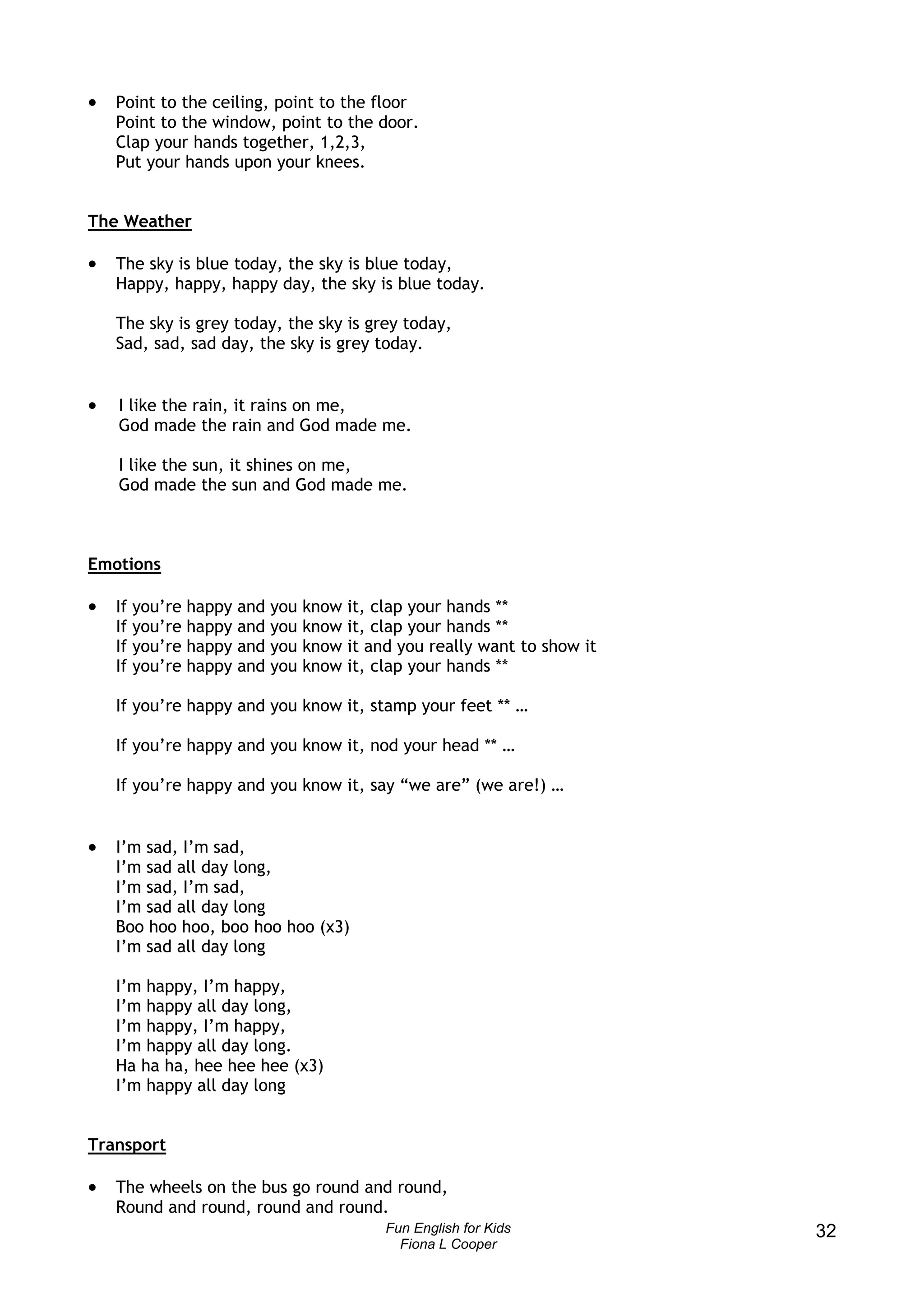 Fun english for kids book for teachers | PDF