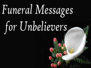 Sample Funeral Messages | PPTX